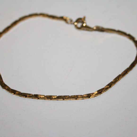 Vintage | Jewelry | Vintage Gold Chain Bracelet 725 | Poshmark